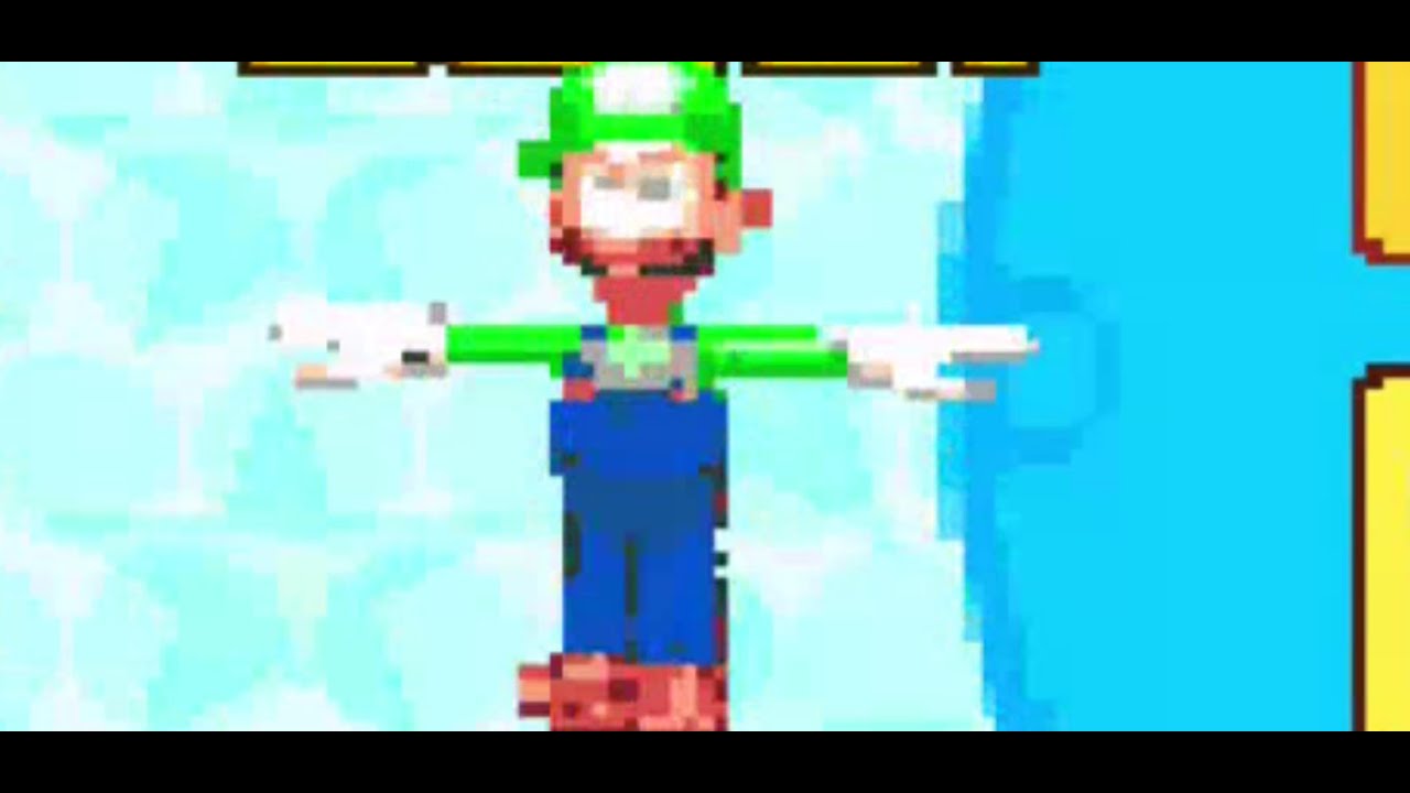 T-Posing Luigi in Mario Kart Super Circuit (GBA) - YouTube