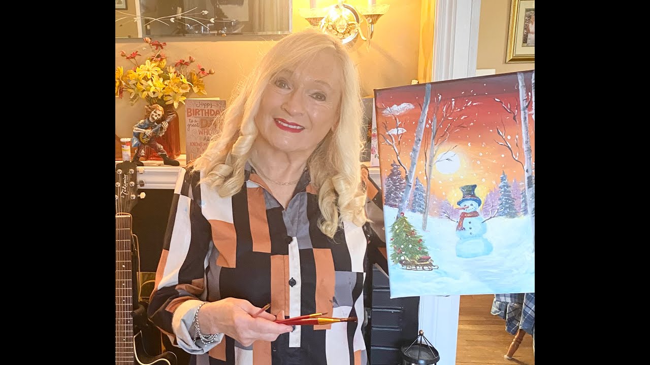 Join Allison Prior on Patreon Acrylic Painting step by step - YouTube