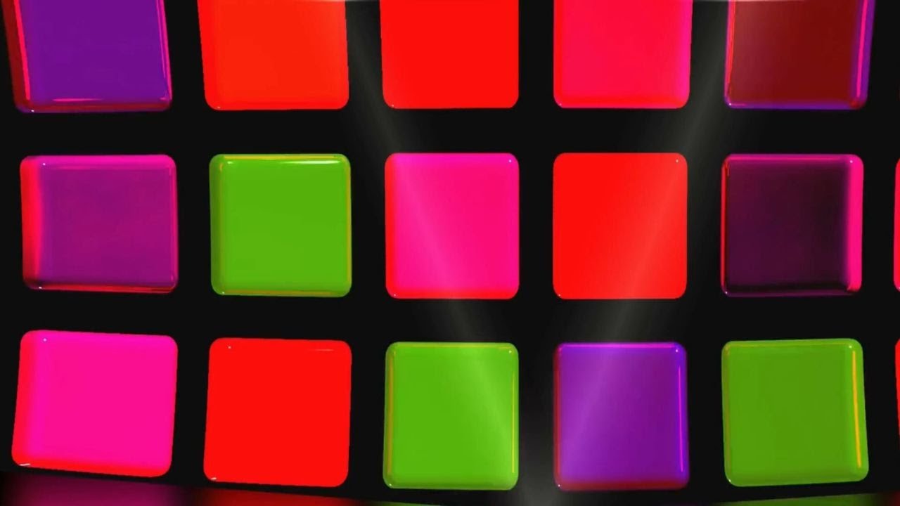 Dance Party Lights🥳Flashing Colorful Neon Disco - YouTube