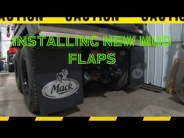 Custom Dump Truck Mud Flaps
