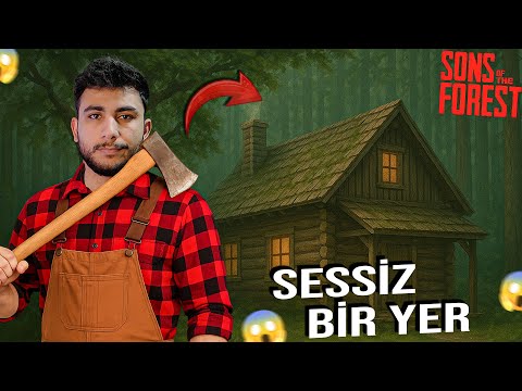 MEŞƏDƏ AĞAC QOYMADIQ ! ODUNLARDAN VİLLA TİKDİM - SONS OF THE FOREST (#1)