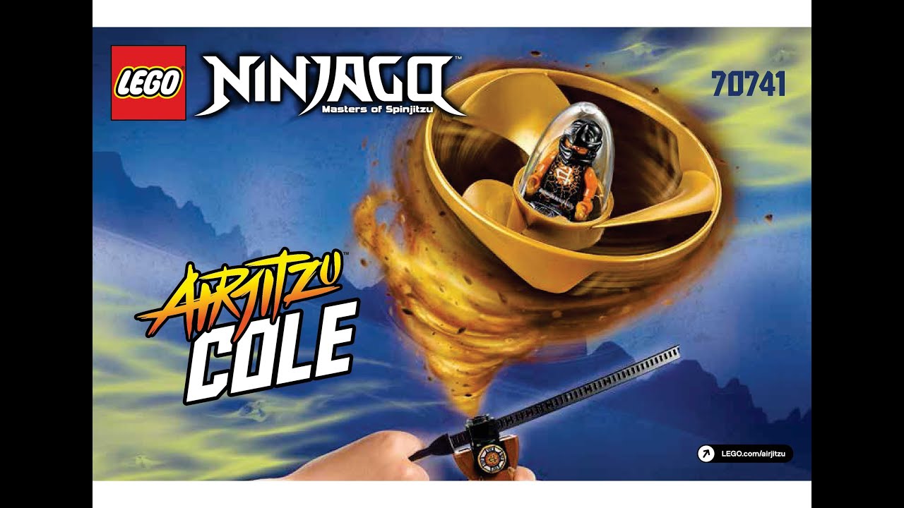 LEGO 70741 Airjitzu Cole Flyer Instructions LEGO NINJAGO 2015 - YouTube