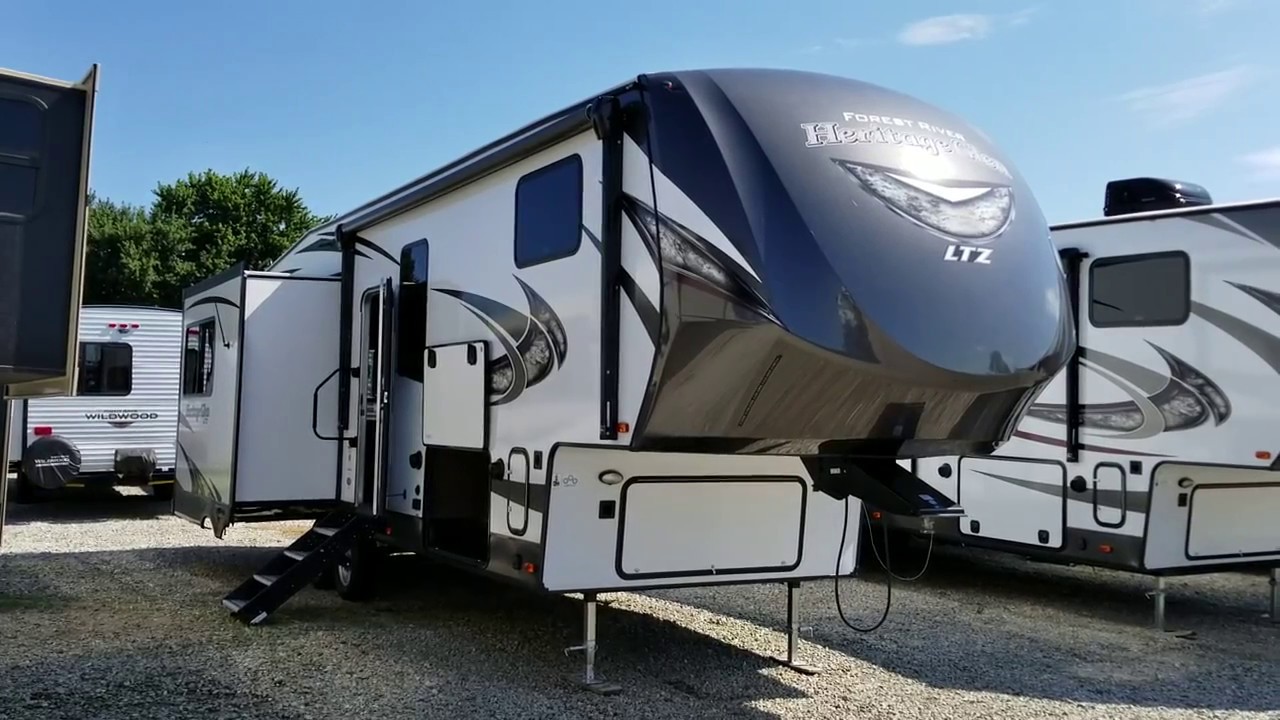 2019 Forest River Heritage Glen 286RL 5th wheel RV video walkthrough ...