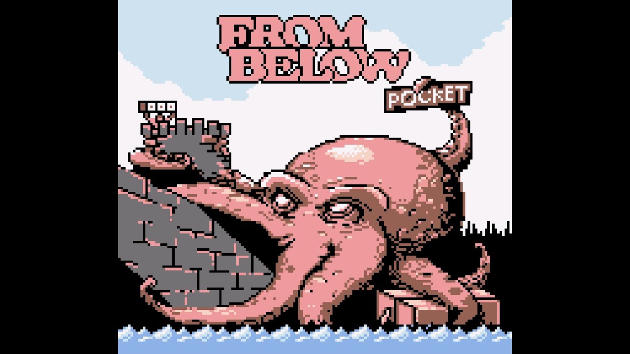 From Below Pocket Gameplay 🐙 GBC - Tetris with a twist - YouTube