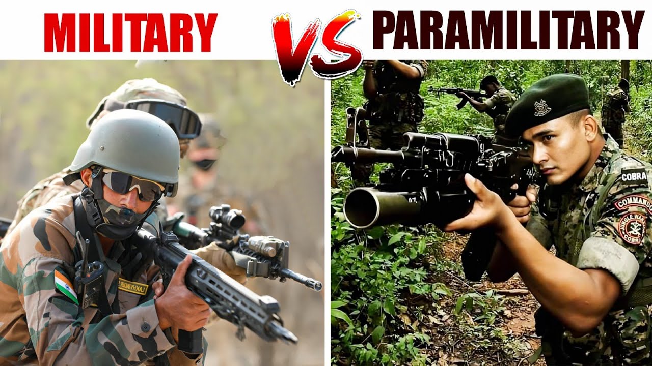 Difference Between Military & Para-Military | Military vs Paramilitary ...