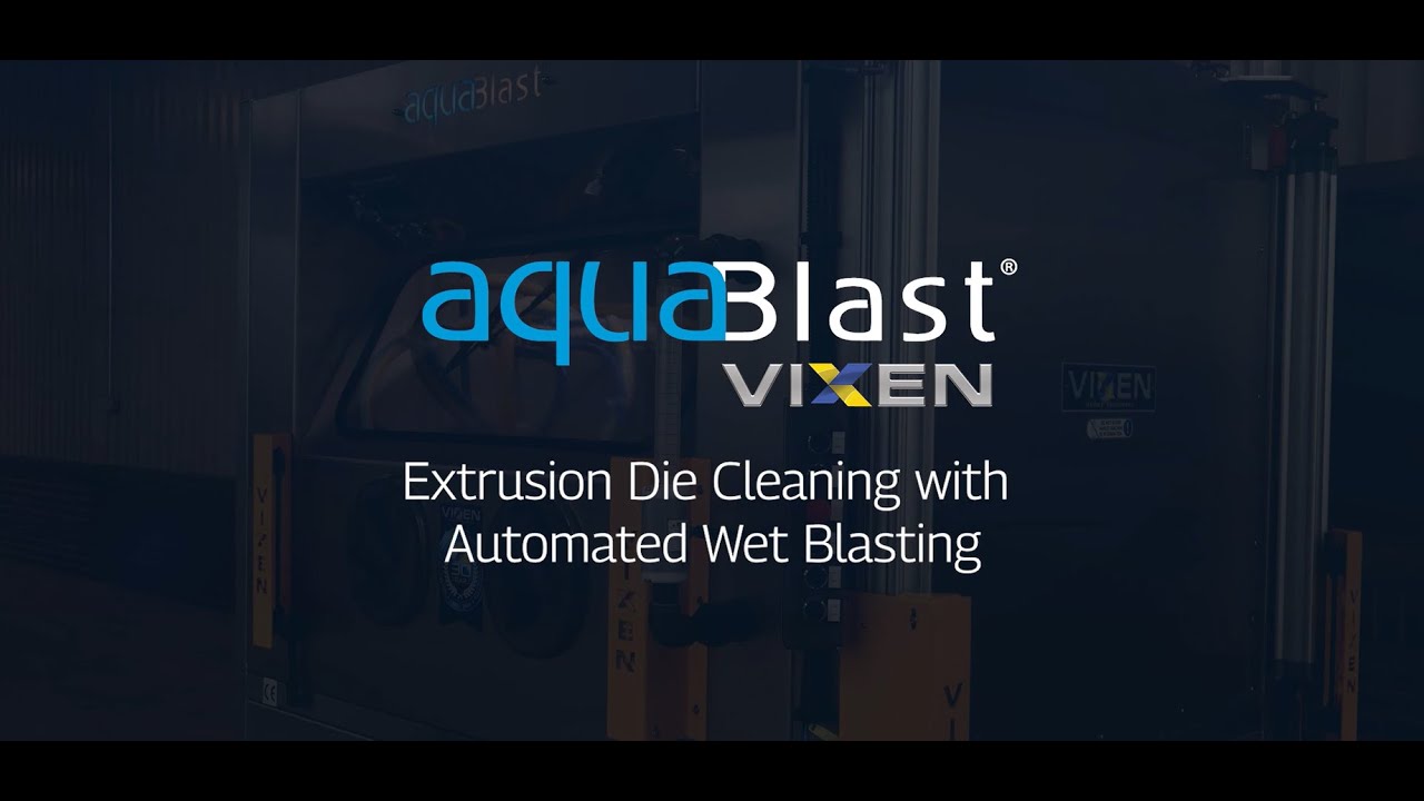 Extrusion Die Cleaning with Automated Wet Blasting - YouTube