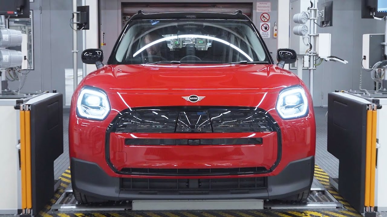 2024 Mini Countryman - Electric Production Plant Germany ! - YouTube