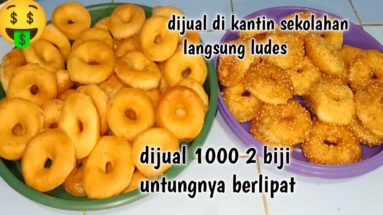 Donat mini disukai semua kalangan harga ekonomis rasa istimewa - YouTube