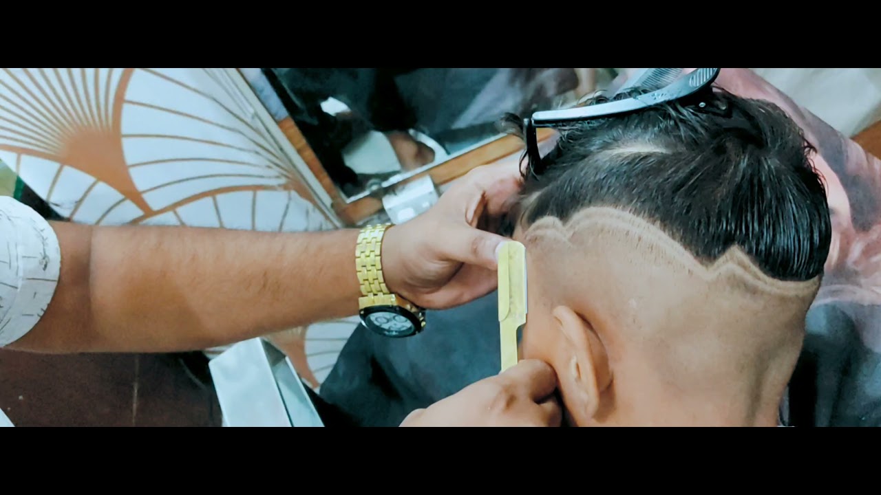 new hair cutting design - YouTube