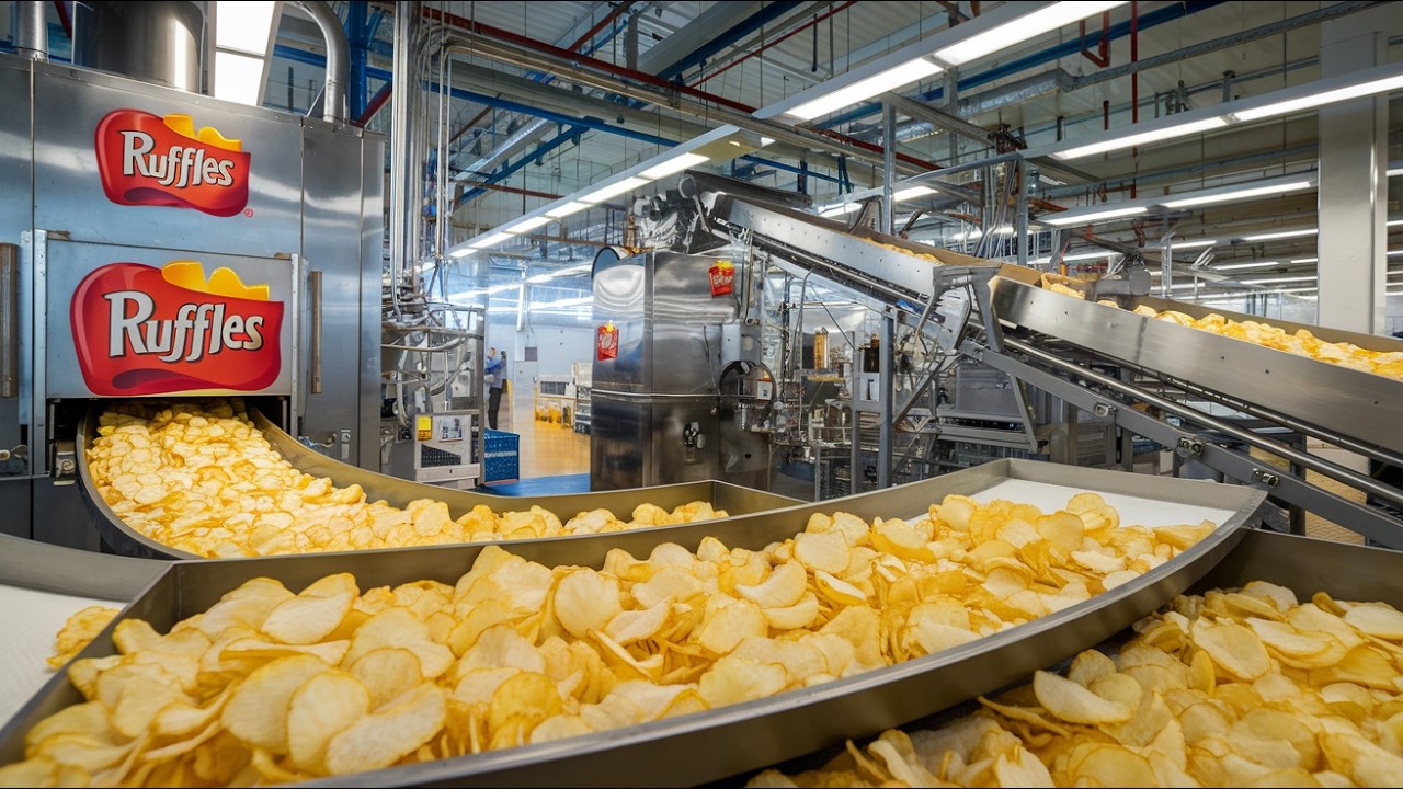 The Largest Potato Chip Factory in the World: From Potatoes to Chips ...