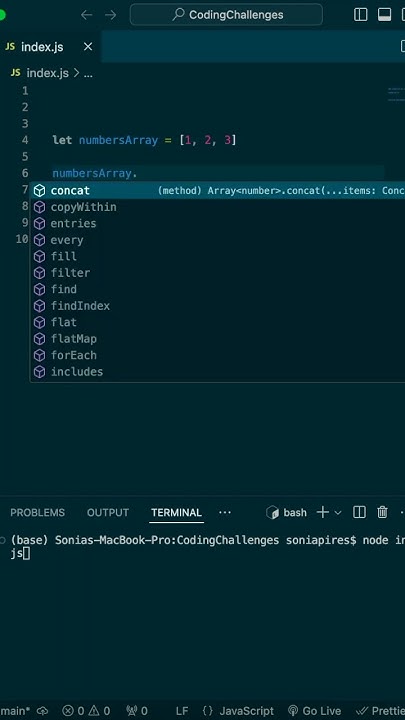 How to Add an Element to the End of an Array in JavaScript #webdevelopment - YouTube