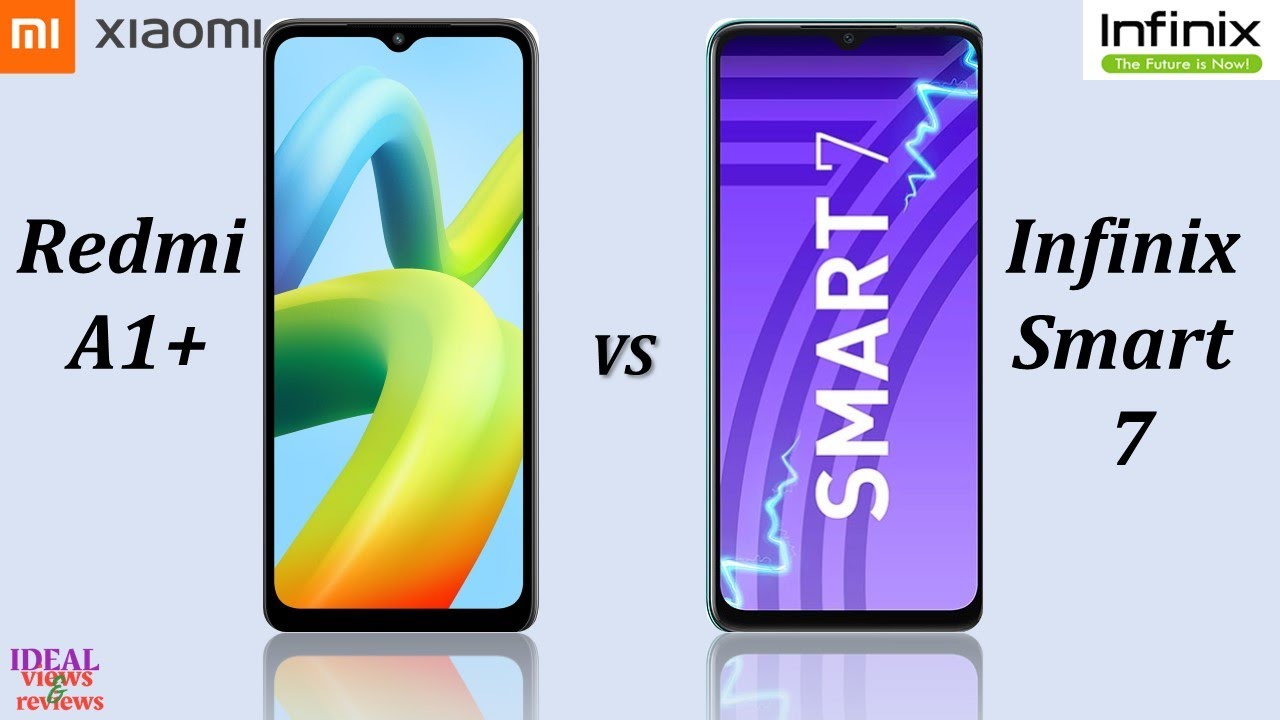 redmi A1+ vs infinix smart 7 (in india) review - YouTube