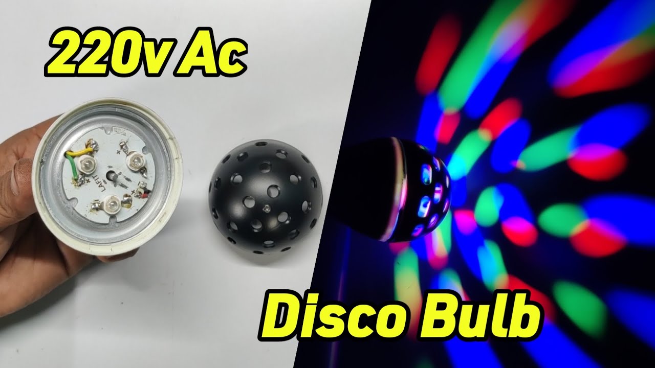 How To Make Disco Light | Diy Disco Light | Decoration Light - YouTube