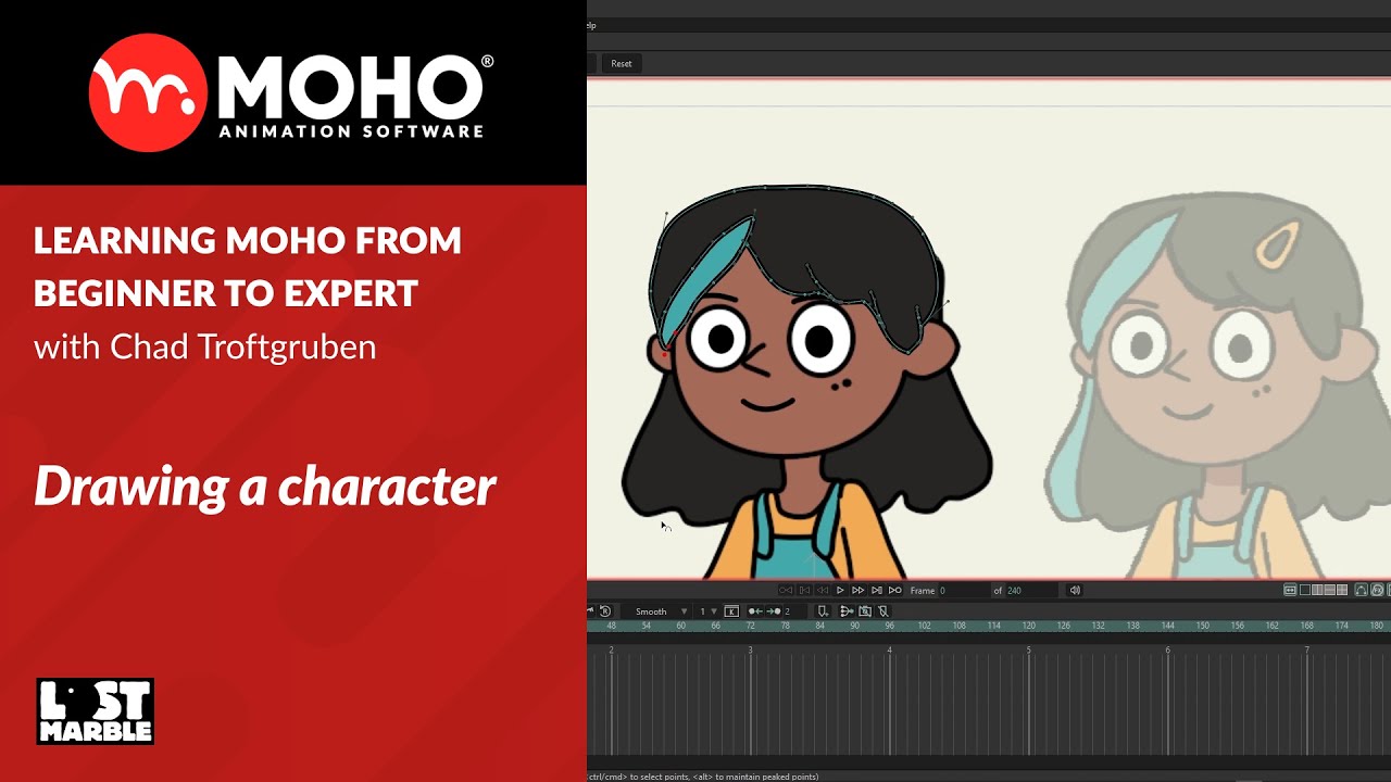 Part 21/38. Drawing a character - Learning Moho from beginner to expert ...