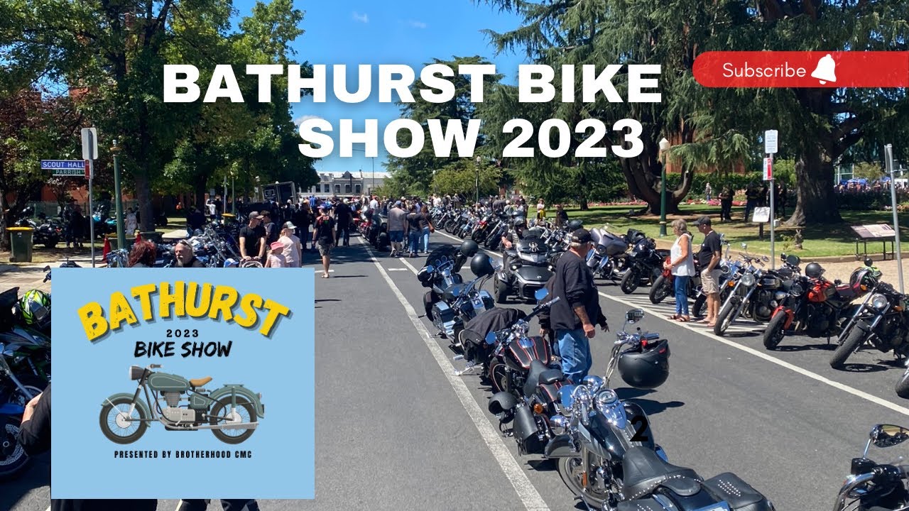 Bathurst bike show 2023 - YouTube