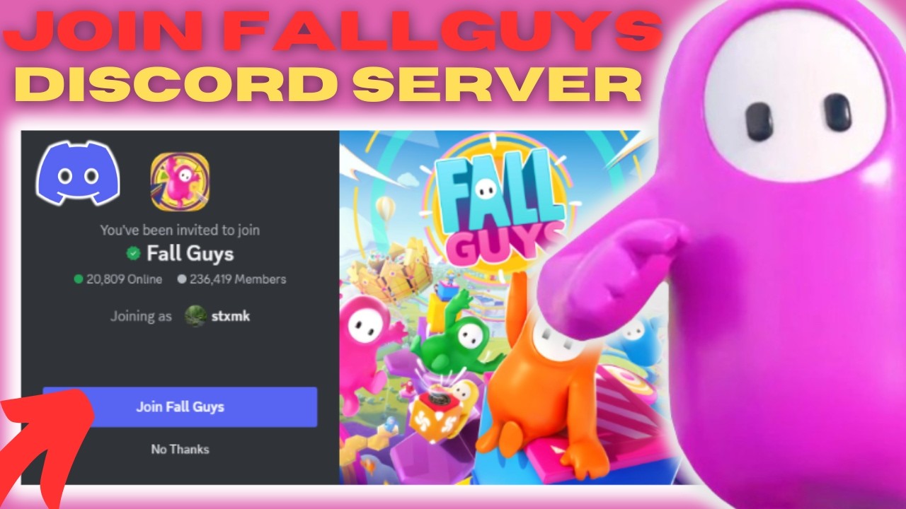 How to Join the Fall Guys Discord Server | Full Guide 2025 - YouTube