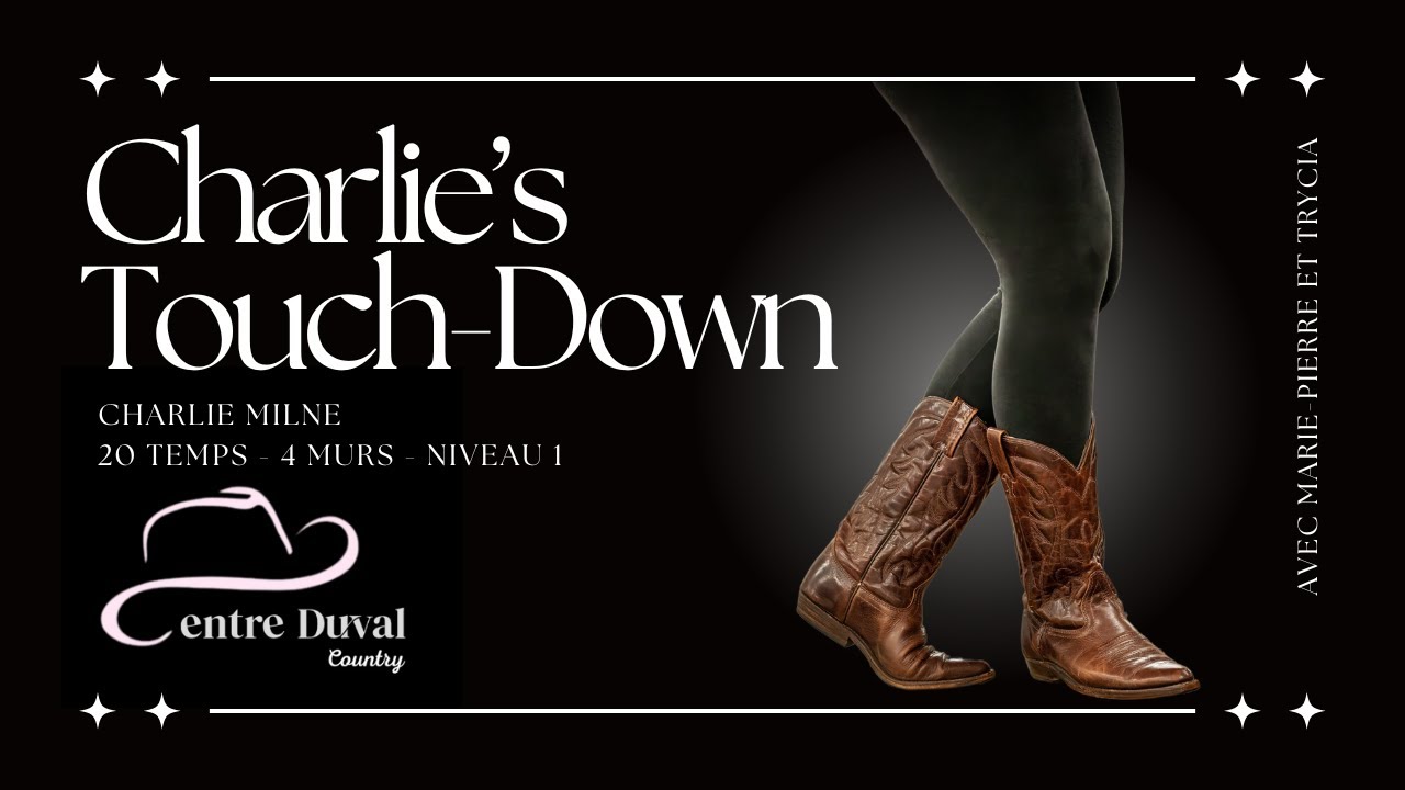 Charlie's Touch Down - Line Dance (Centre Duval) - YouTube