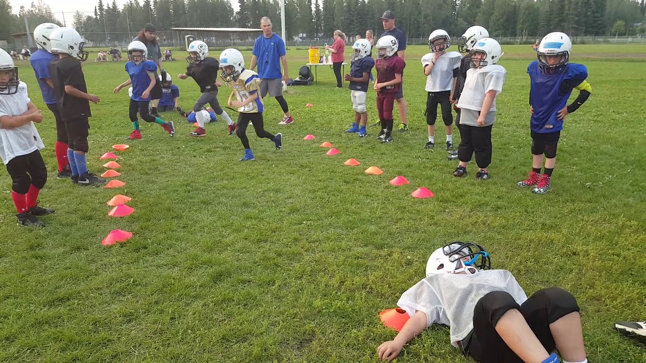 North Pole Patriots first practice of hitting - YouTube