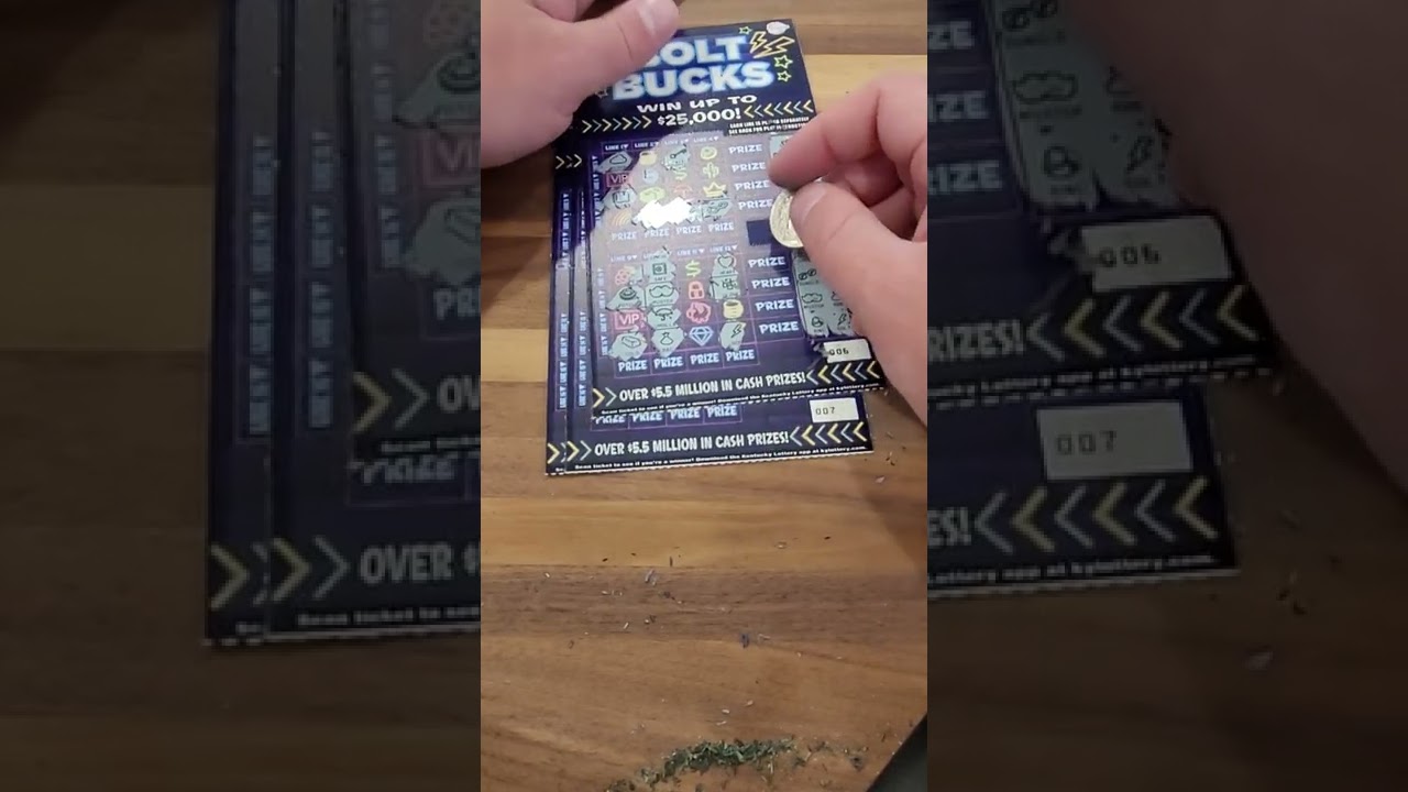 New Scratch Off Lottery Tickets Bolt Bucks! - YouTube