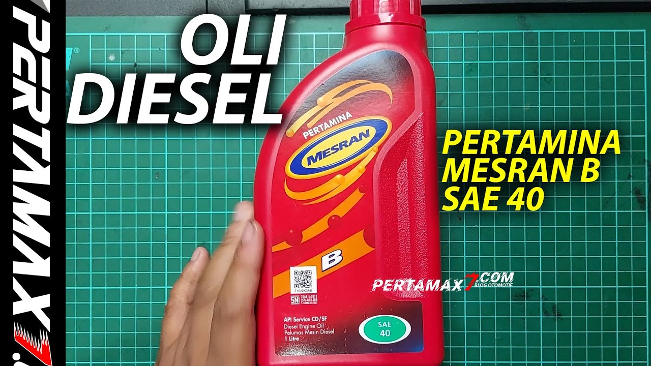 REVIEW BOTOL Oli Diesel Pertamina MESRAN B SAE 40 Untuk Pelumas Rantai ...