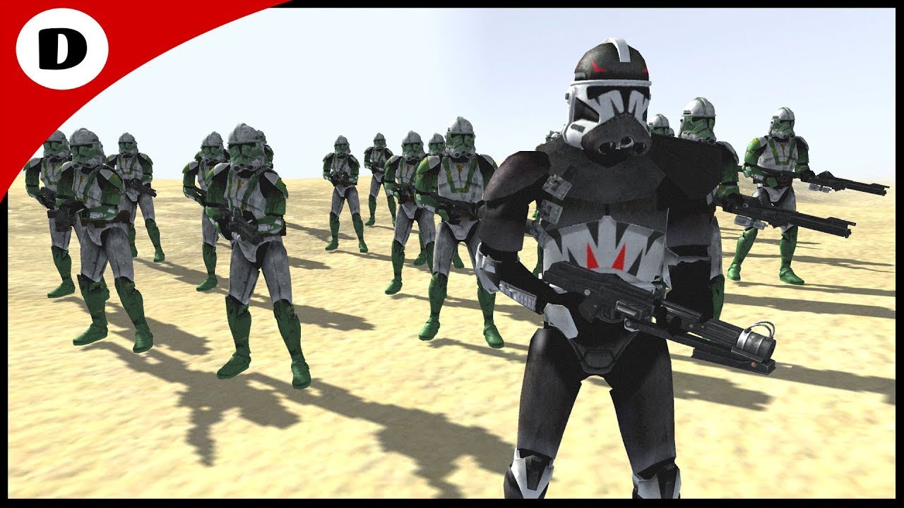 COMMANDER DEVIL'S CLONE ASSAULT - Men of War: Star Wars Mod - YouTube