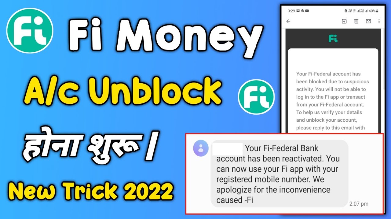 Fi account ko reactivate kaise kare | how to reactivate fi money ...
