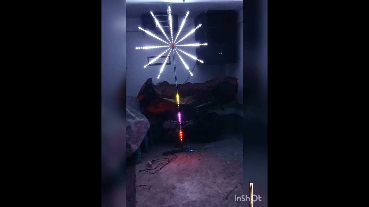 Fireworks LED Xmass/Disco Light Installation - YouTube