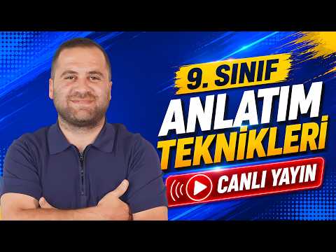 9. Sınıf / Maarif Model / Ücretsiz Canlı Ders / Anlatım Teknikleri