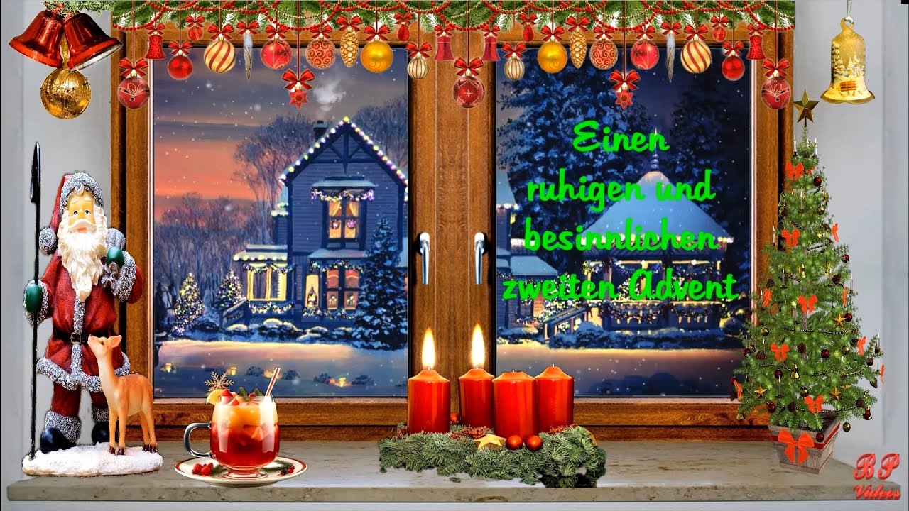 Grüße zum 2. Advent - Adventsgrüße zum Versenden - YouTube
