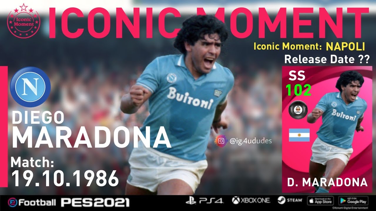 Iconic Moment Diego Maradona Napoli 1986 ️🥀 - YouTube