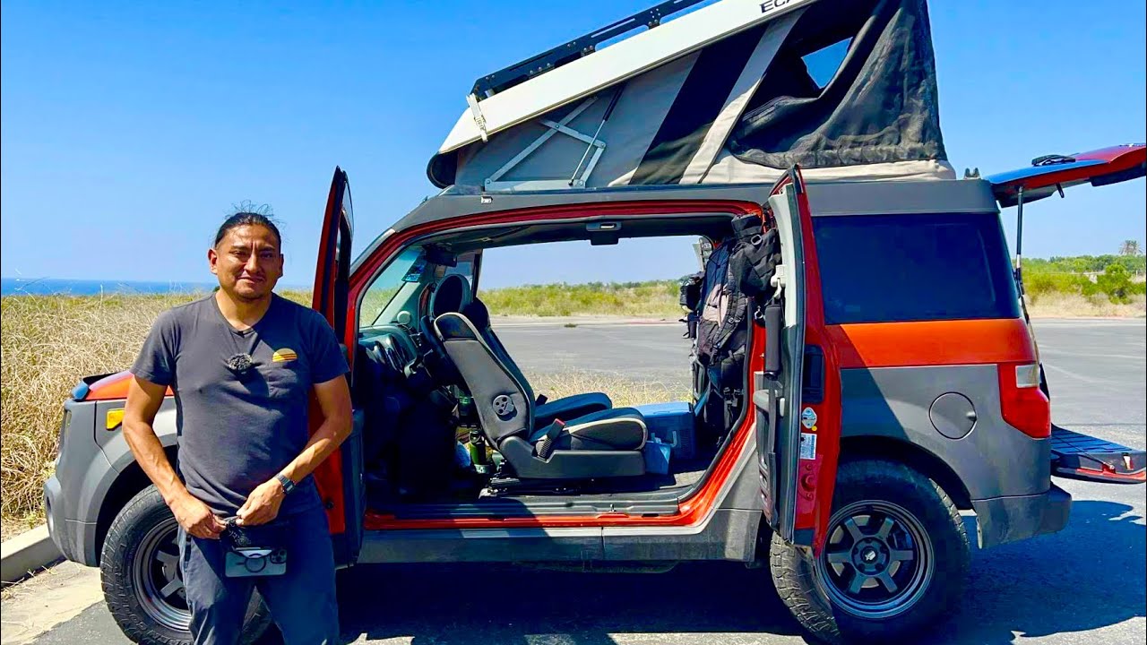 Mechanic Builds The Ultimate Honda Element E-Camper - YouTube