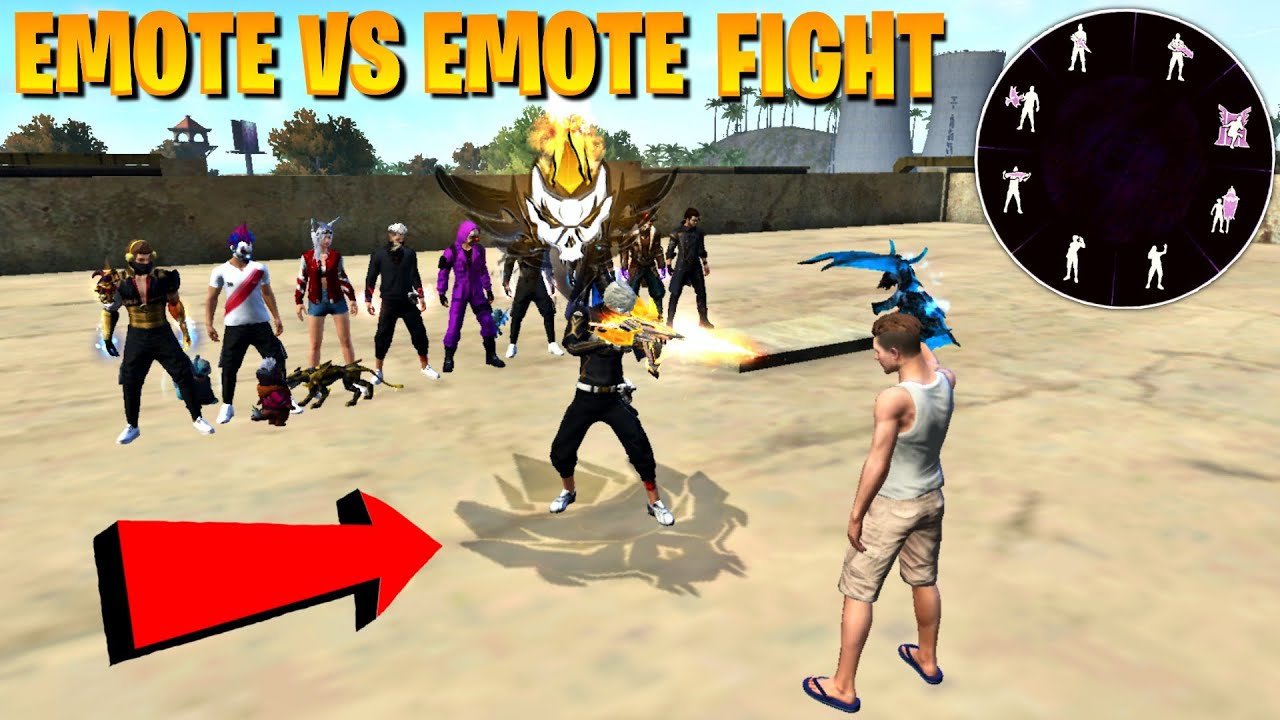 Free Fire Emote Fight On Factory Roof - 1 vs 1 Emote in Free Fire ...