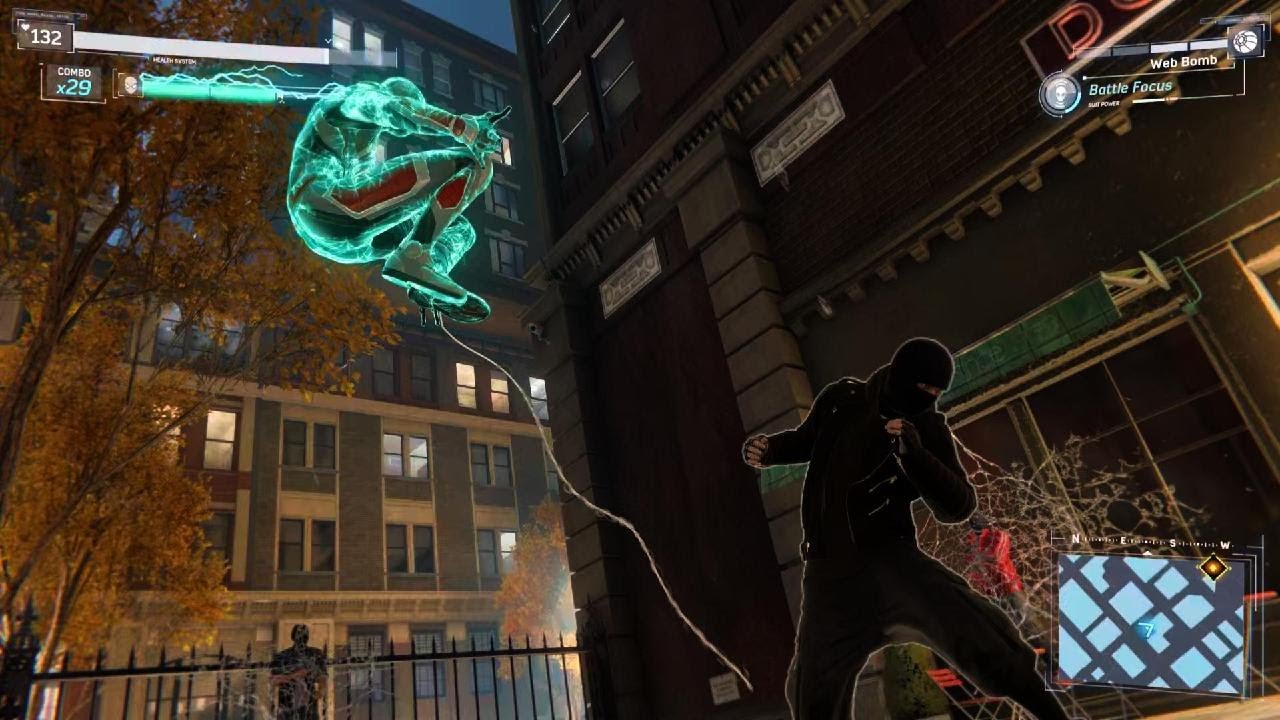 Spider-Man Remastered thugs vs 25hr Spidey - YouTube