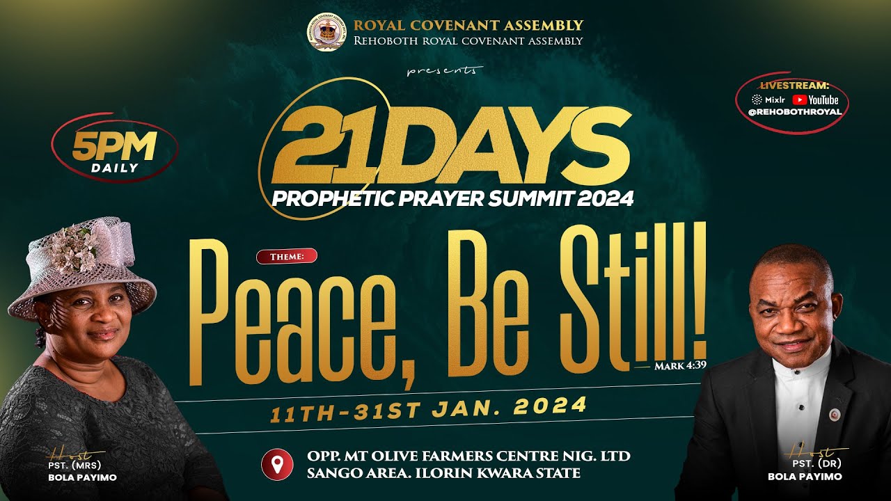 21 DAYS PROPHETIC PRAYER SUMMIT 2024 | DAY 20| 30TH JANUARY 2024 ...