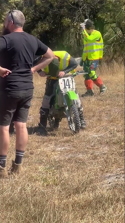 Blue rock dirt bike track - YouTube