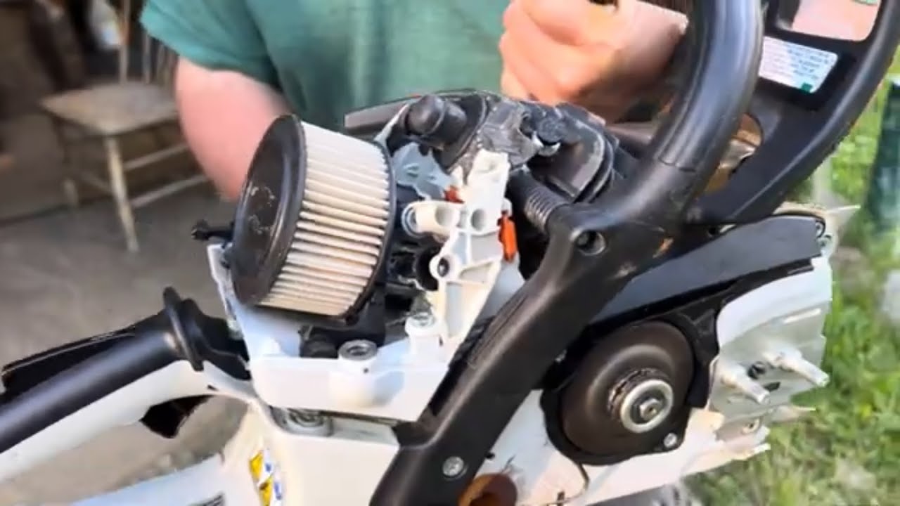 Stihl having problems! Not anymore! We converted the m-tronic custom chainsaw - YouTube