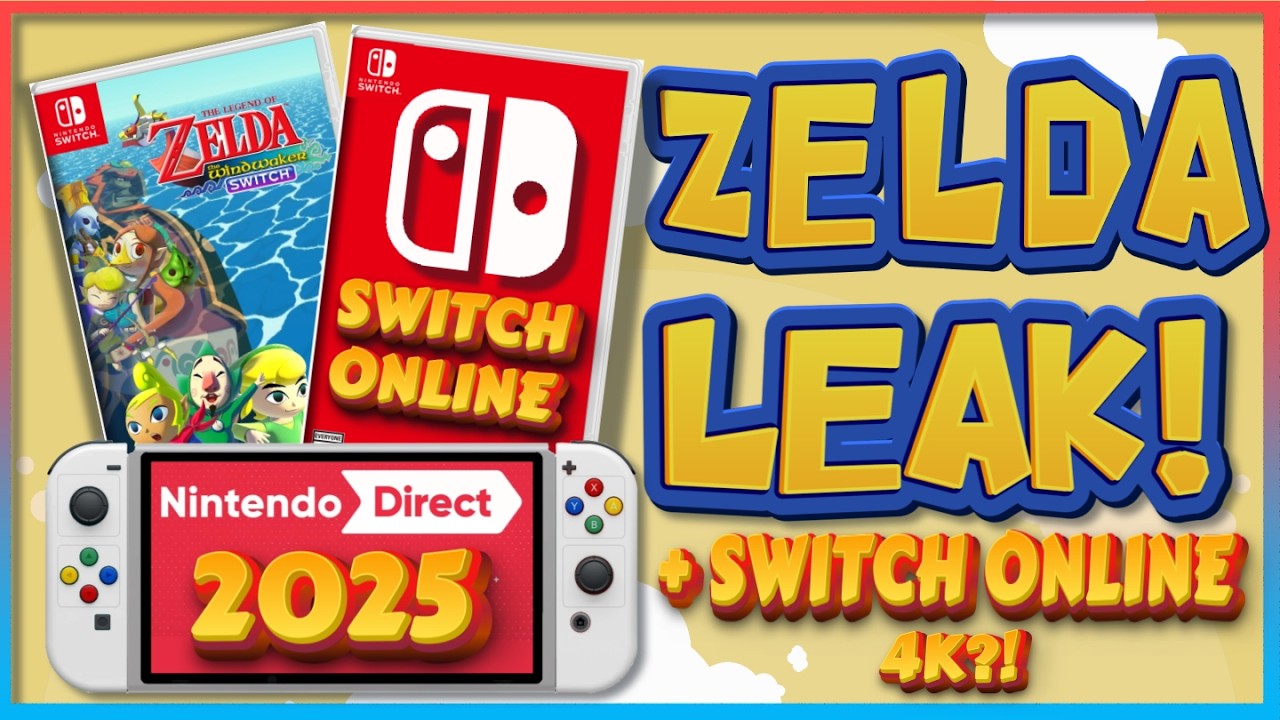 Legend of Zelda Wind waker Hd Switch Was Leaked?! + 2025 Nintendo ...