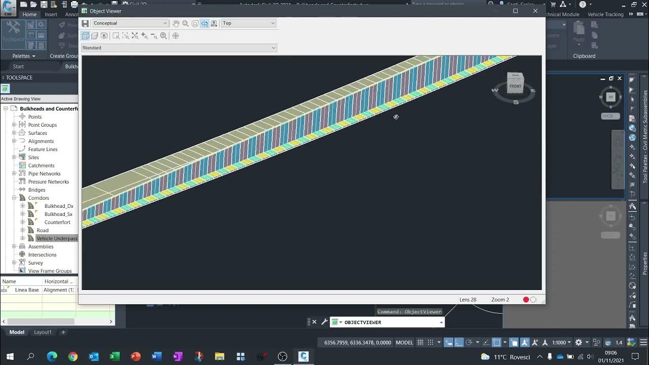 Civil 3D & Subassembly Composer - Bulkheads and Counterforts - YouTube