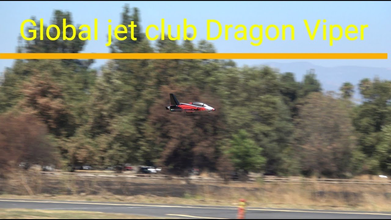 Global jet club Dragon Viper 1st flight Sunday LA Jets 2024 - YouTube