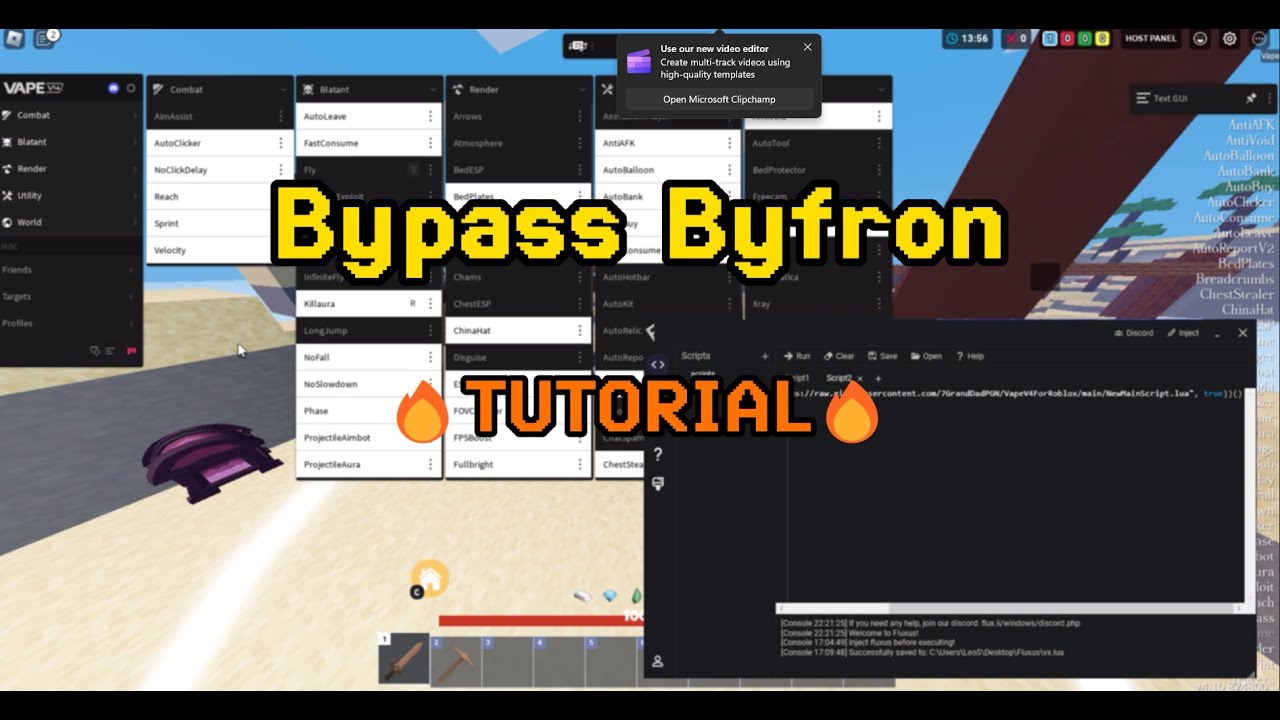 How To Use Fluxus Properly {Roblox BedWars} - YouTube