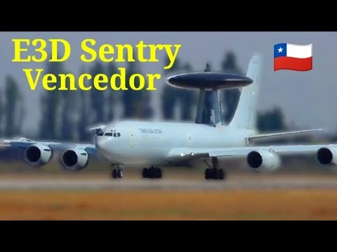 AWACS E-3D Sentry 906 Vencedor! despegando desde el grupo 10 aeropuerto ...
