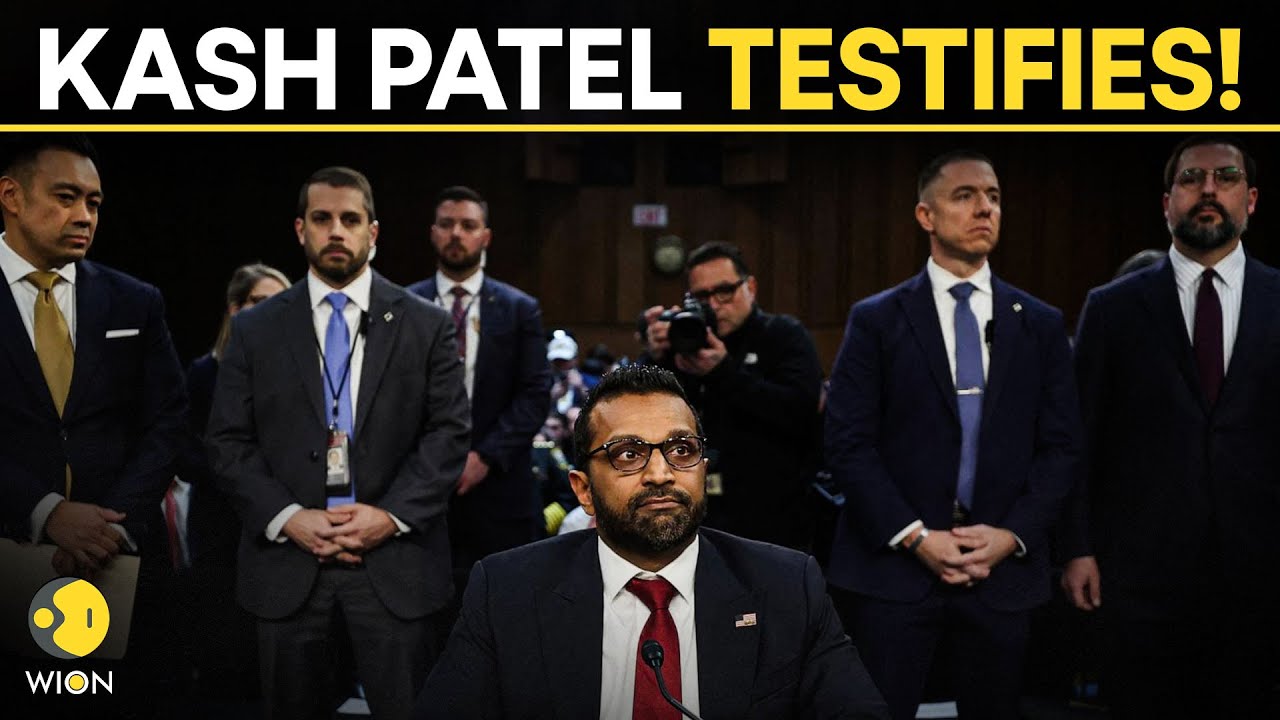 Kash Patel LIVE: FBI Director Kash Patel To Testify Before Senate Panel ...
