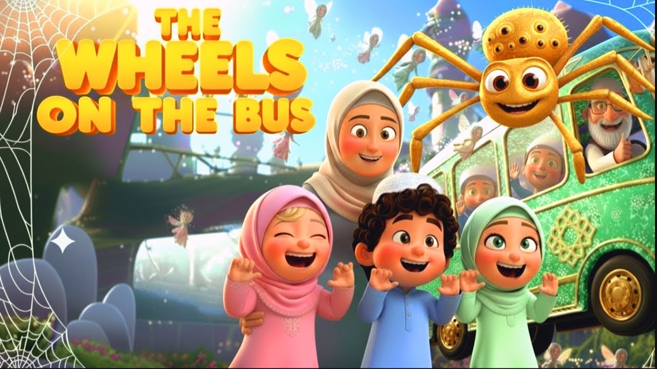Islamic Wheels on the Bus - Spider World | Muslim kids song ...