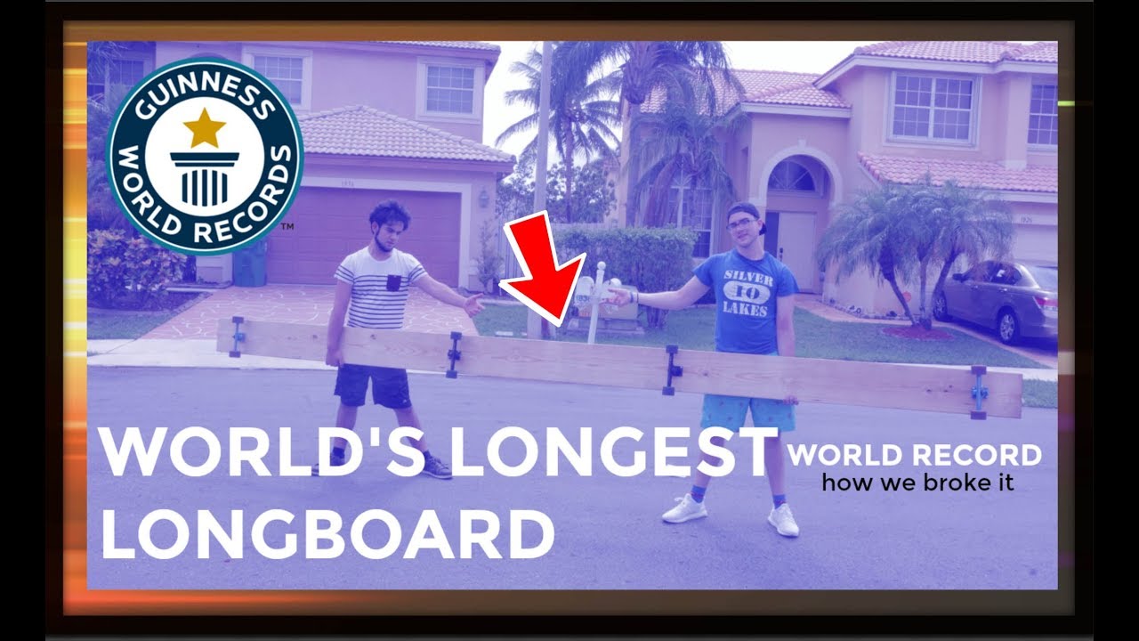 Building and Riding the World's Longest Longboard - YouTube