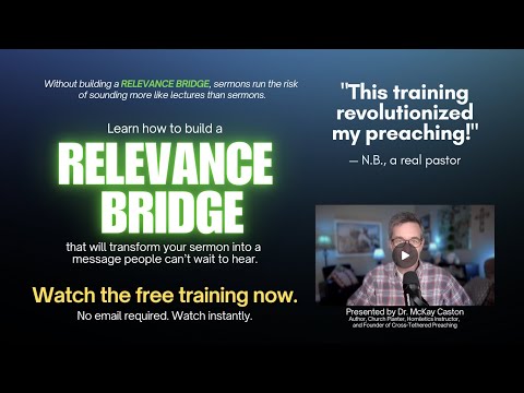 Sermon Introductions: How to Build a Relevance Bridge - YouTube
