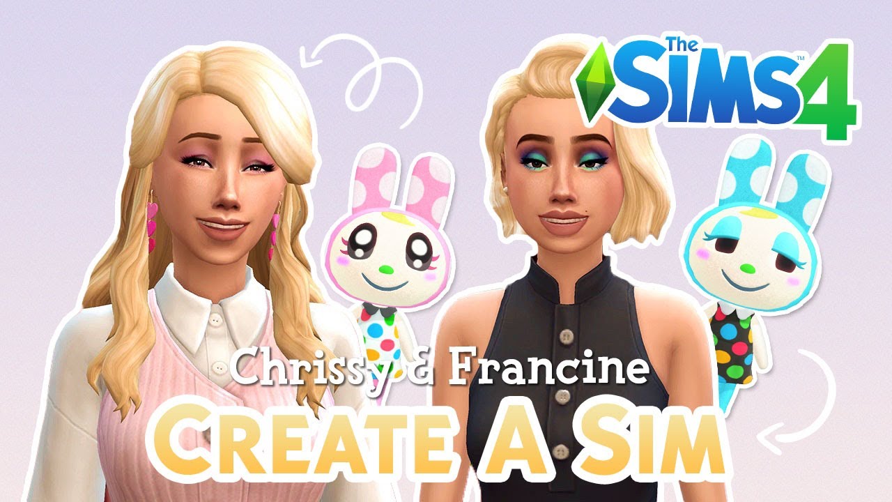 ACNH Villagers as Sims | Chrissy & Francine | The Sims 4 Maxis Match ...