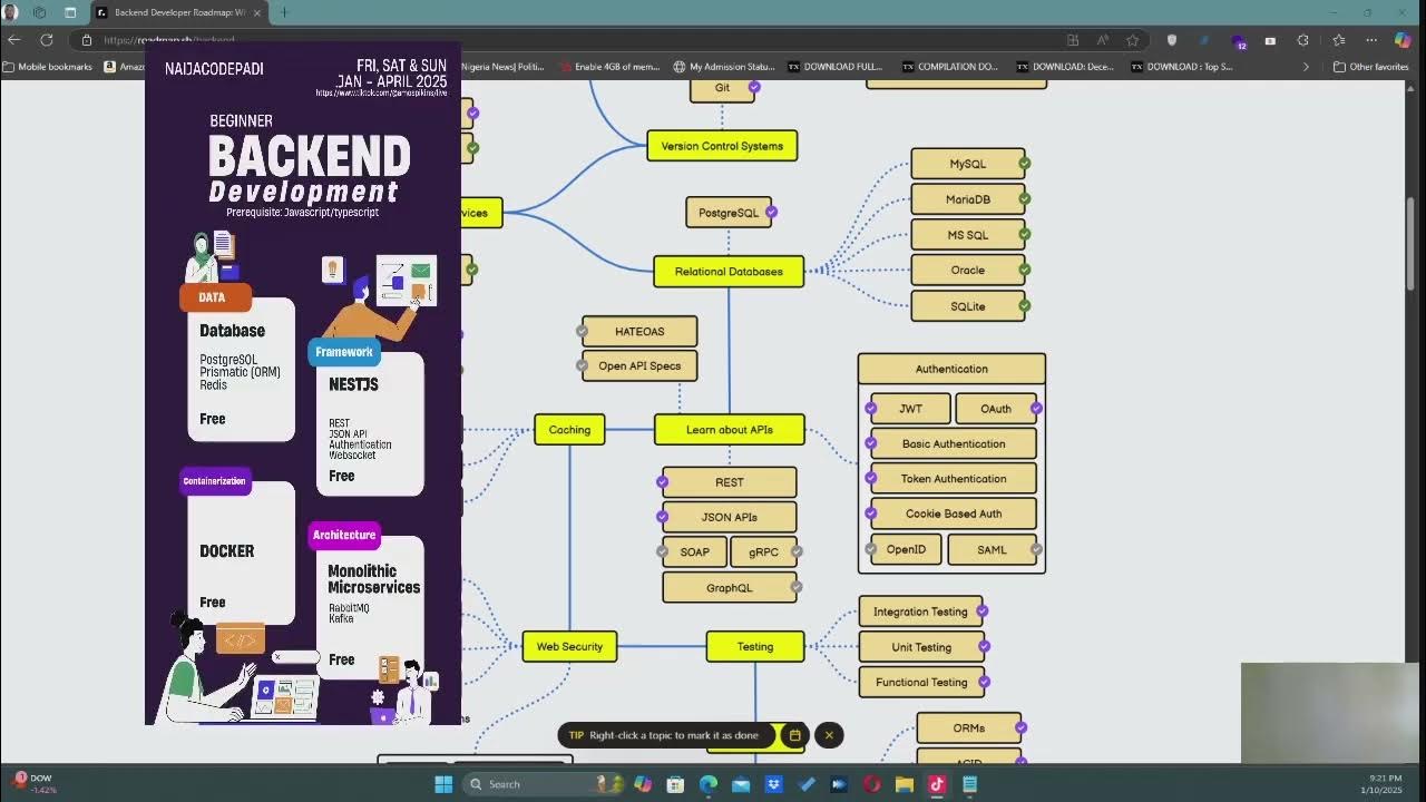 🔴 [LIVE Replay] Beginner Backend Development (Part 1) | NestJS, PostgreSQL, Docker - YouTube