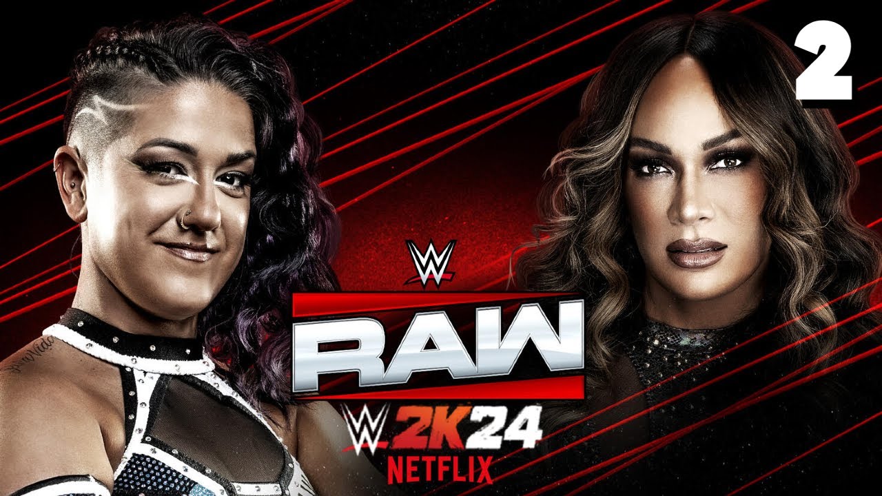 WWE 2K24 Raw January 20th 2025 - Nia takes Bayley DOWN! - YouTube