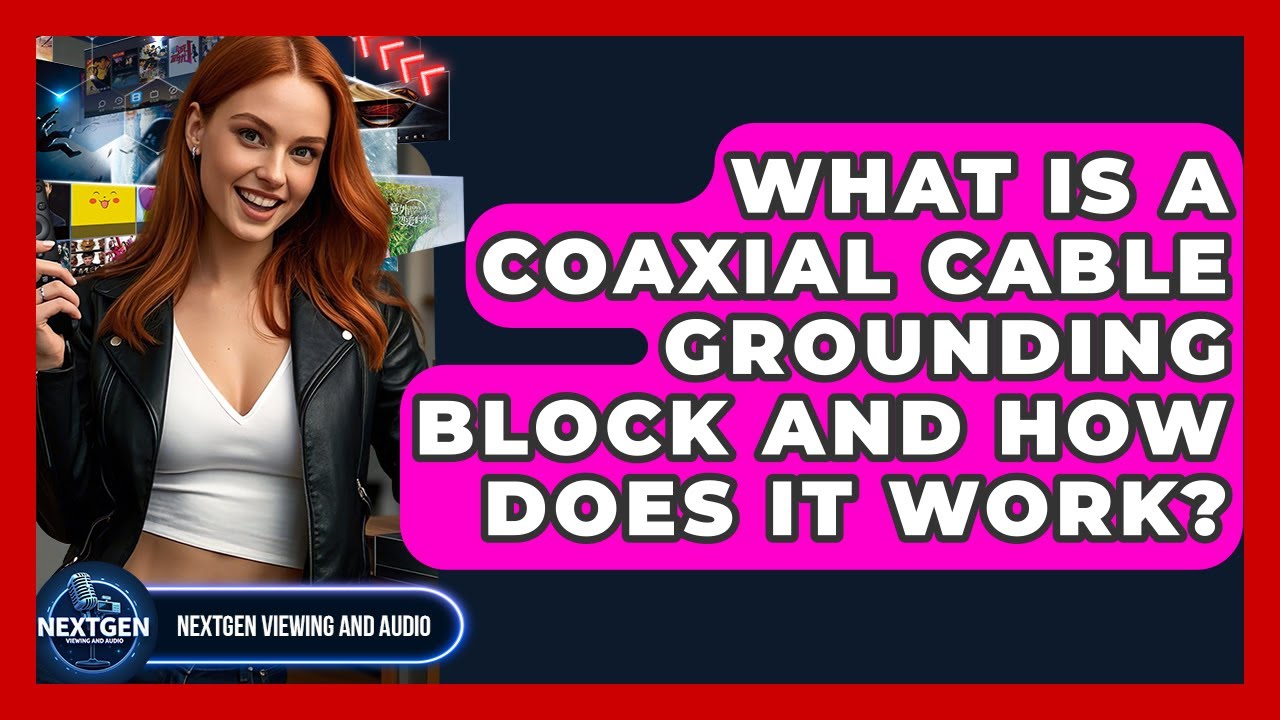 What Is A Coaxial Cable Grounding Block And How Does It Work? - NextGen Viewing and Audio - YouTube