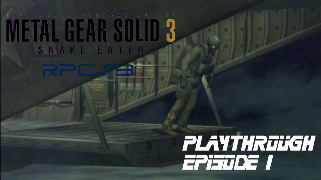 Metal Gear Solid 3: Snake Eater/RPCS3/Playthrough - part 1 - YouTube